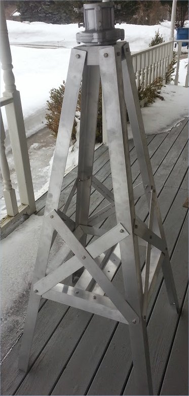 W8IO/WB0DGF Antenna Site - Roof Tower